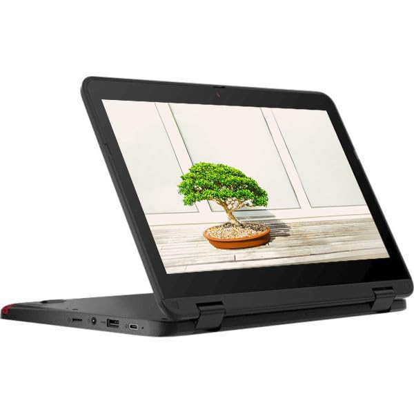 Lenovo 2023 Convertible 2-in-1 Lightweight Chromebook, 11â HD IPS Touchscreen, Intel Processor Up to 2.60GHz, 4GB Ram, 32GB SSD, Super-Fast WiFi, Chrome OS, Dale Black (Renewed)