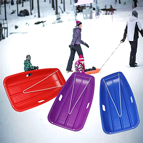 D Dymoece 35" Snow Sleds Downhill Toboggan Sled