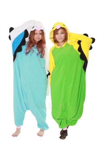 SAZAC Budgie Kigurumi - Onesie Jumpsuit Halloween Costume (Blue)