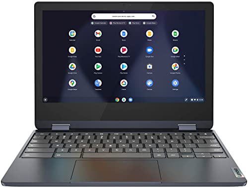 Lenovo Newest Flex 3 11.6" HD Touchscreen 2-in-1 Chromebook, MediaTek 8-Core MT8183 CPU(Up to 2.0GHz), 4GB RAM, 320GB Space(64GB eMMC+256GB Card), WiFi, Bluetooth, Webcam, USB-C, Chrome OS+JVQ MP