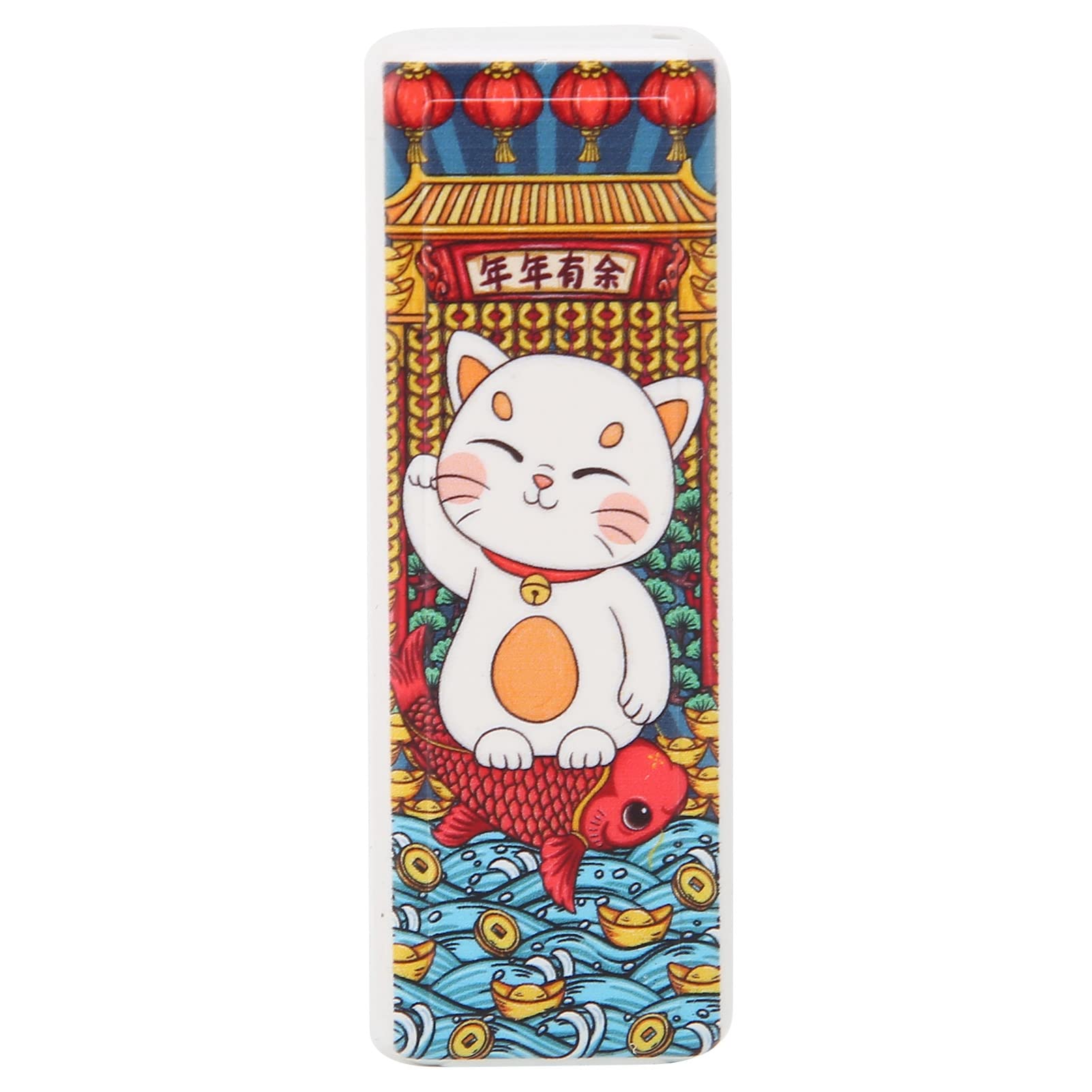 Flash Drive, Portable USB 2.0 Flash Drive with Cute Cat Pattern, Thumb Drives Memory Stick Data Storage Pen Drive for Computer Laptop(128GB)