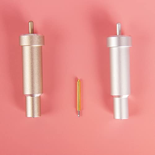 Premium Fine Point Blade Replacement for Cricut Maker 3/Maker/Cricut Explore 3/Air 2/Air/One, OVAN 2 pcs Fine Point Blades Use with Gold/Silver Fine Point Housing for Cutting Thin to Medium Materials