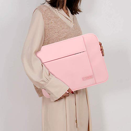 Lacdo Laptop Sleeve Case for 14 inch New MacBook Pro M2 / M1 Pro Max A2779 A2442 2023-2021, 13.5 inch Microsoft Surface Laptop 5 4 3 2 1/13.5" Surface Book 3 2 1 Computer Bag Water Resistant, Pink