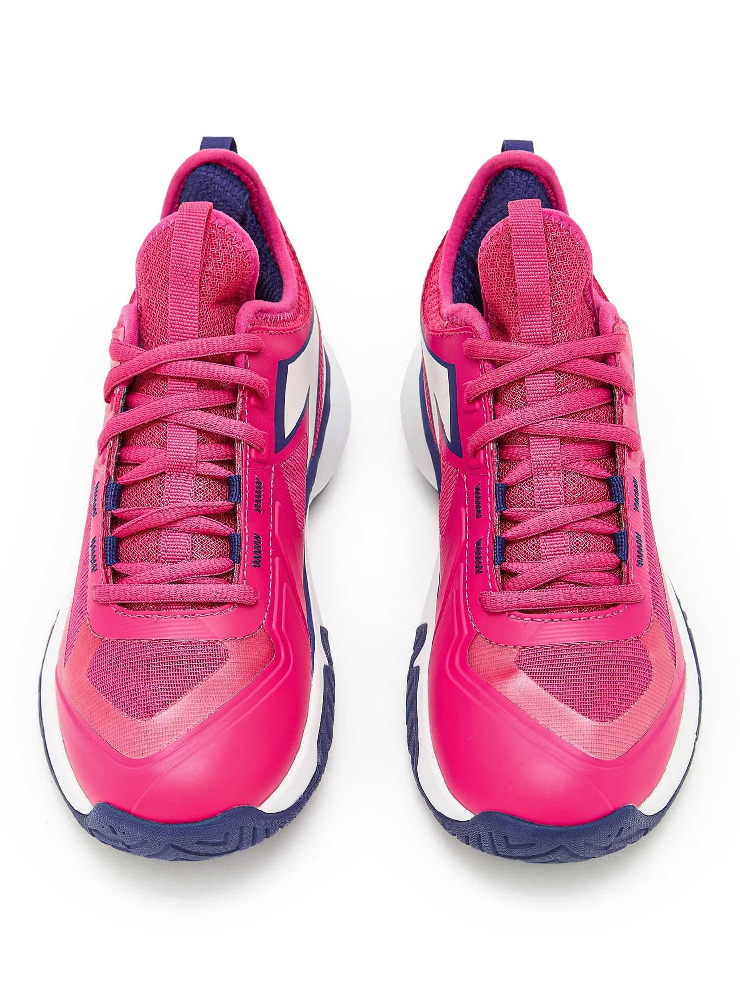 Diadora Women's Finale All Ground Tennis Shoe (Pink Yarrow/White/Blueprint, 7.5)