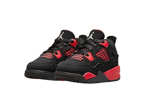 Jordan Toddler Air 4 Retro TD BQ7670 016 Red Thunder - Size 7C