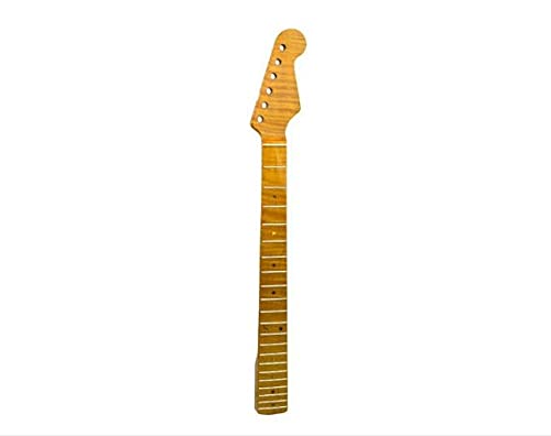 CJWSLYT Guitar Electric Guitar Handle Tiger Pattern Maple 21 frets Guitar Handle Guitar & Accessories Electric Guitar Parts String Instrument Accessories Electric Guitar