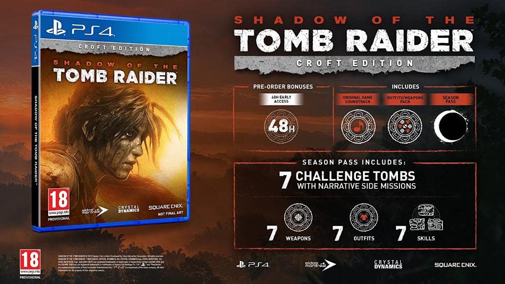Shadow of the Tomb Raider (Croft Steelbook Edition) - PlayStation 4