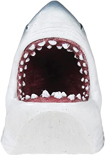 Penn-Plax Jaws Officially Licensed 2-Piece Aquarium Ornament Bundle β Includes Boat Attack and Shark Swim-Through β Small