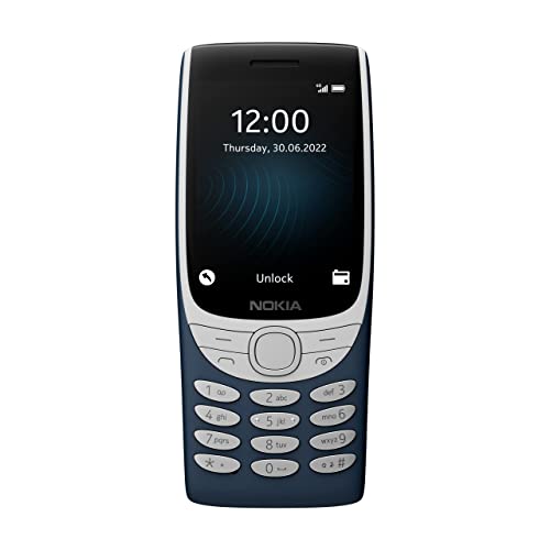 Nokia 8210 4G Dual-SIM 128MB ROM + 48MB RAM (GSM Only | No CDMA) Factory Unlocked 4G/LTE Smartphone (Dark Black) - International Version