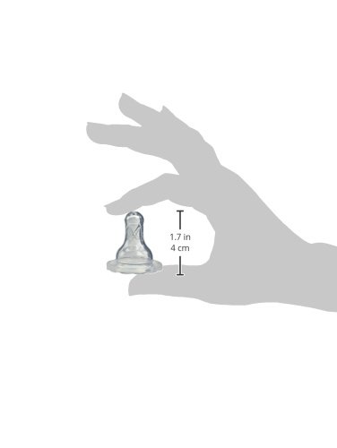 Standard Neck Baby Bottle Nipple 2 Pack [Set of 3] Size: Level 2