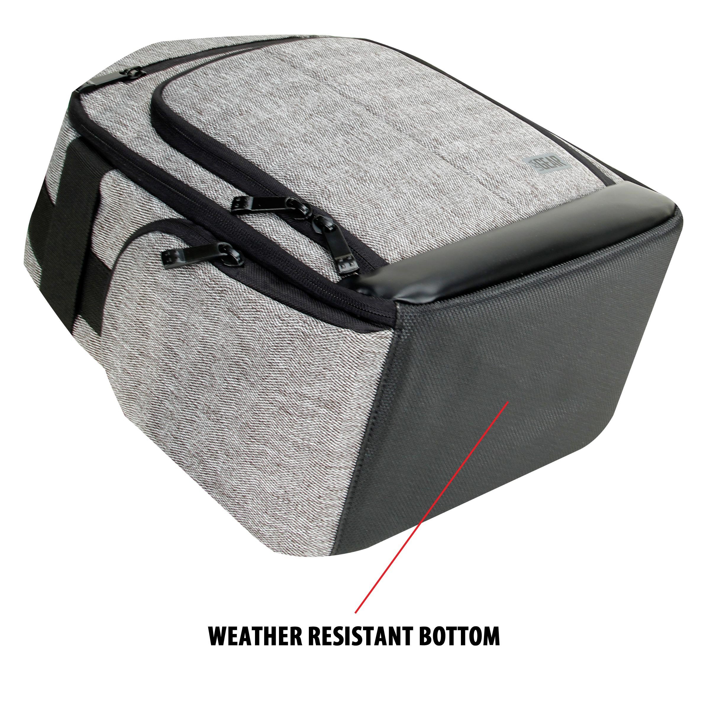 USA Gear Drone Backpack - Drone Case Compatible with DJI Mavic Pro 3, Spark Mini, Ryze Tello, Yuneec Breeze and More - Customizable Interior, Weather Resistant, Storage for Batteries and Accessories