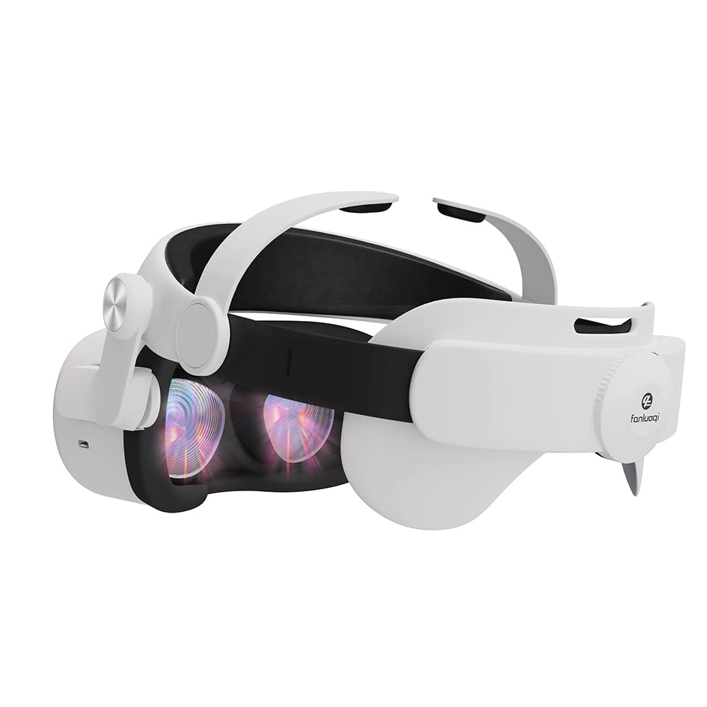 Fanluoqi Head Strap Accessories Compatible with Quest 2, Elite Strap for Added VR Comfort & Balanced Weight