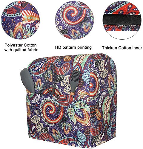 Kitchen Aid Mixer Cover, Stand Mixer Cover Compatible with 5-8 Quart Kitchenaid/Hamilton Stand Mixer, Dust Cover with Pockets, Kitchen Aid Mixer Accessories Fits for All Tilt Head & Bowl Lift