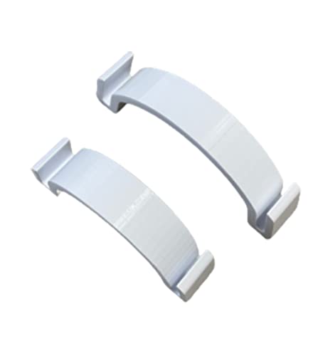 KTD Hat Shaper/Hat Curving Band/Bill Bender/Brim Bender Hat Bender Brim Bender Forming Tool for Perfect Curve Shaper Era Fitted Hat Made in USA - Two (2) Sizes for Custom Adjustable fit White