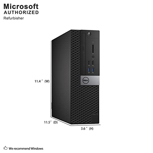 Dell OptiPlex 3040 Small Form Factor PC, Intel Quad Core i5 6500 up to 3.6GHz, 16G DDR3L, 1T, WiFi, BT 4.0, Windows 10 Pro 64-Multi-Language Support English/Spanish/French(Renewed)