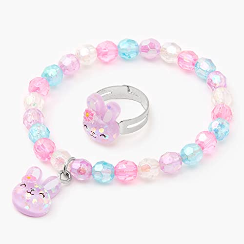 Claire's Club Little Girl Easter Bunny Jewelry Set - 3 Pack, Purple
