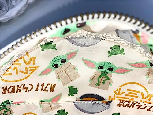 Loungefly Disney Star Wars Grogu Baby Yoda Cosplay Canteen Crossbody Satchel Handbag Purse