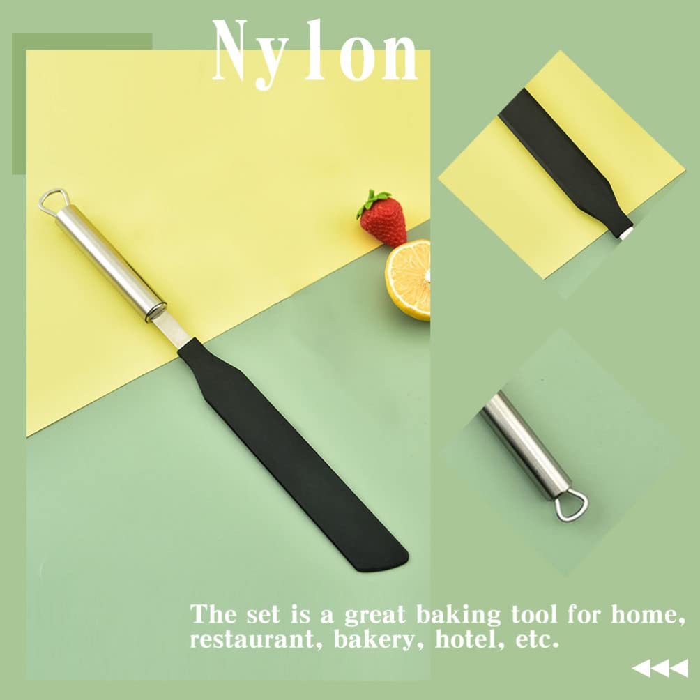 DOITOOL Crepe Spreader and Spatula Set, 2Pcs Stainless Steel Crepe Spreader Tool T Shape Crepe Maker Spreading Tool for Bakery