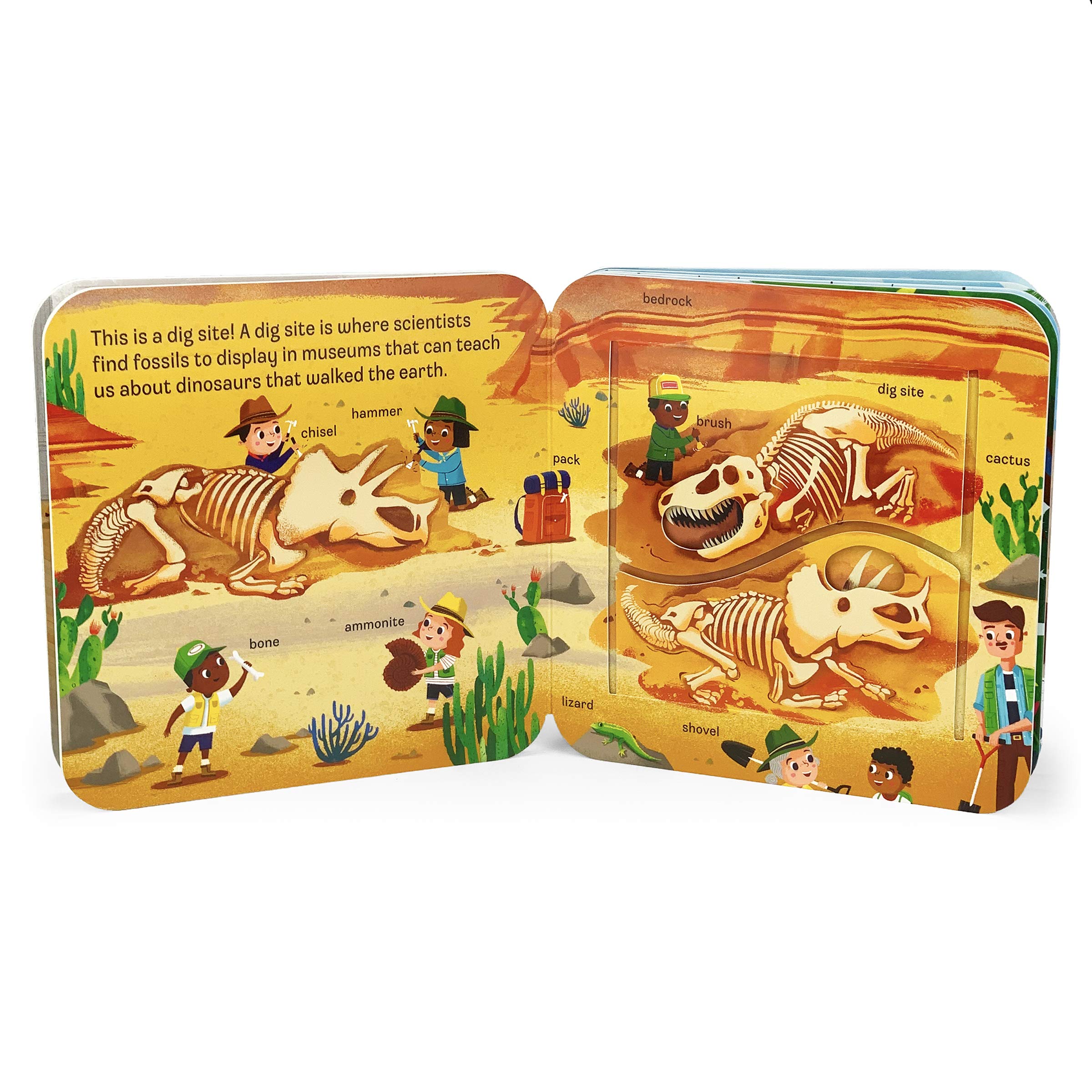 Peek-a-Flap Dino - Children's Lift-a-Flap Board Book, Gift for Little Dinosaur Lovers, Ages 2-7