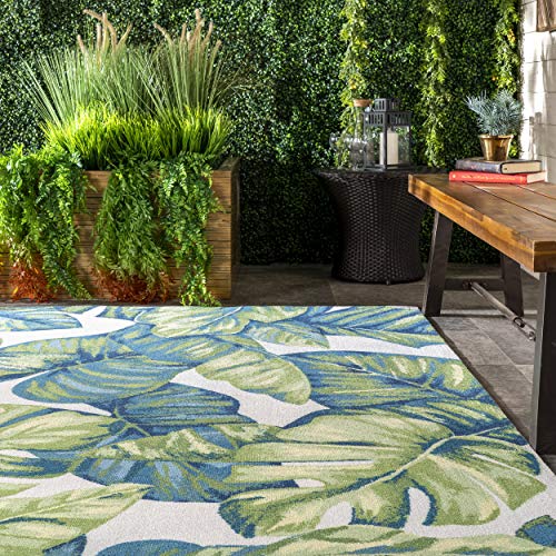 nuLOOM Lisa Floral Indoor/Outdoor Runner Rug, 2' 6" x 6', Multi