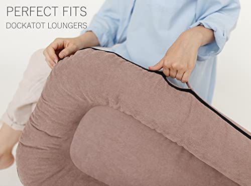 Lounger Cover by Sofia Amber – Cover ONLY for DockAToT and Sleepyhead Deluxe + Docks - Baby nest Sleep Pod Replacement Extra Cover - Cocoa