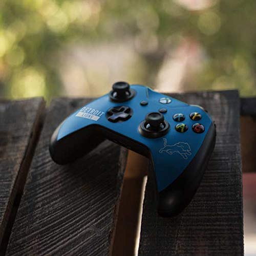 Skinit Decal Gaming Skin Compatible with Xbox One S Controller - Officially Licensed NFL Detroit Lions Blue Performance Series Design