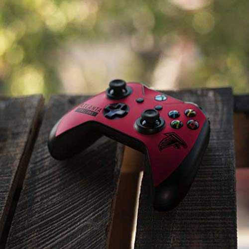 Skinit Decal Gaming Skin Compatible with Xbox One S Controller - Officially Licensed NFL Atlanta Falcons Red Performance Series Design
