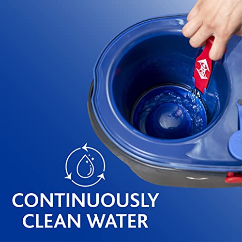 O-Cedar EasyWring RinseClean Microfiber Spin Mop & Bucket Floor Cleaning System & PACS Hard Floor Cleaner & PACS Hard Floor Cleaner, Lavender Scent 10ct (1-Pack)