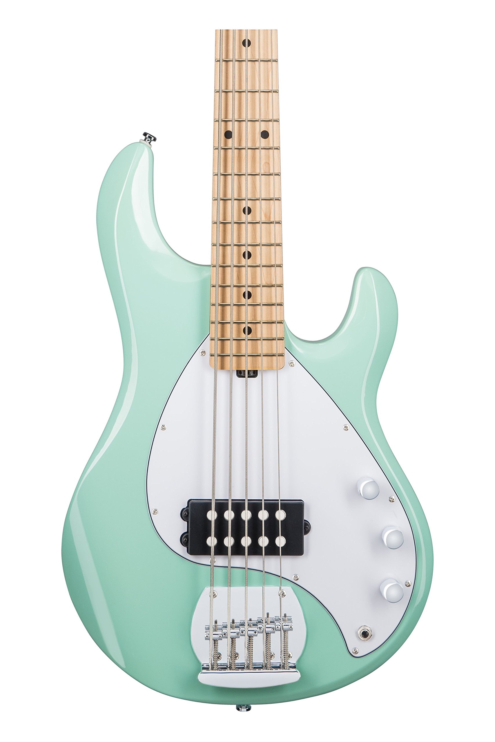 Sterling by Music Man StingRay Ray5 Bass Guitar in Mint Green, 5-String