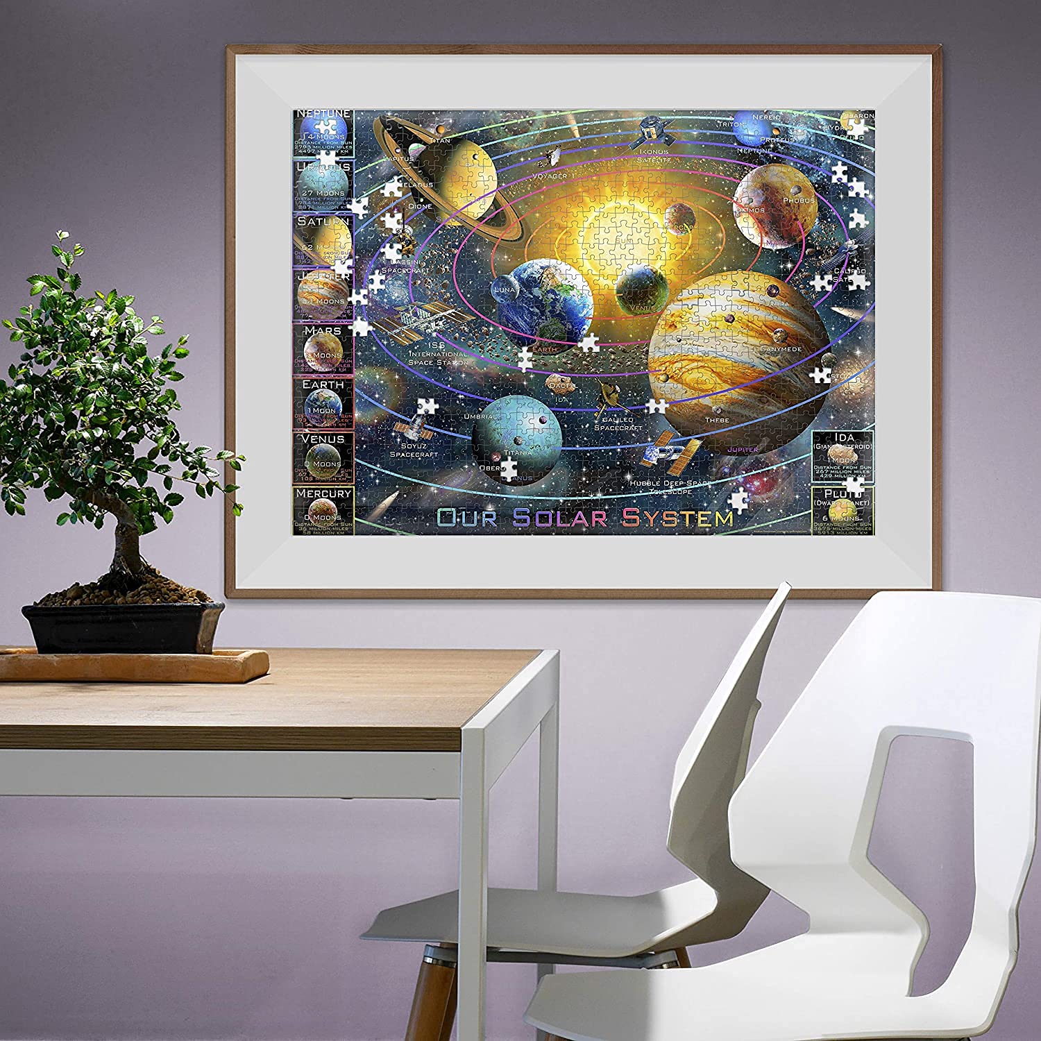TILBURY Premium Jigsaw Puzzle - 1000 Piece Puzzle - A Brilliant Solar System Puzzle. The Perfect Jigsaw Puzzle For The Whole Family And Great Games For Adults