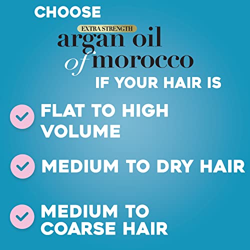 OGX Argan Oil of Morocco Extra Strength Shampoo & Conditioner, 2 Pack