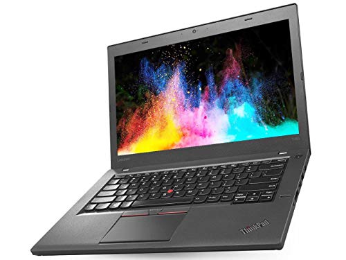 Lenovo ThinkPad T460 14 inches Laptop, Core i5-6300U 2.4GHz, 8GB RAM, 240GB Solid State Drive, Windows 10 Pro 64bit (Renewed)