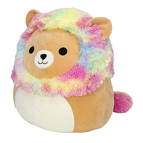 Squishmallows Official Kellytoy Plush 12" Leonard The Rainbow Mane Lion - Ultrasoft Stuffed Animal Plush Toy