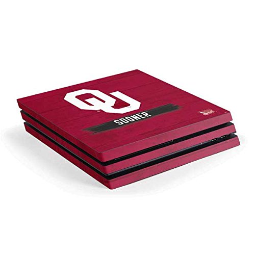 Skinit Decal Gaming Skin Compatible with PS4 Pro Console - Officially Licensed College Oklahoma Sooners Design