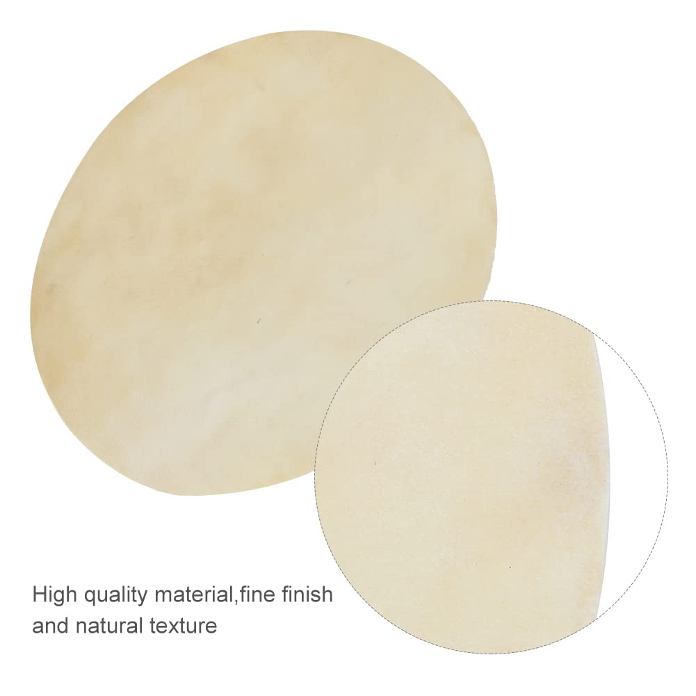 Demeras Bongo Drum Head Transparent Sound, For Training Exercise For Drum, African Drum And Etc. (9.0 inch), Demeras60ct5wfn8i-02