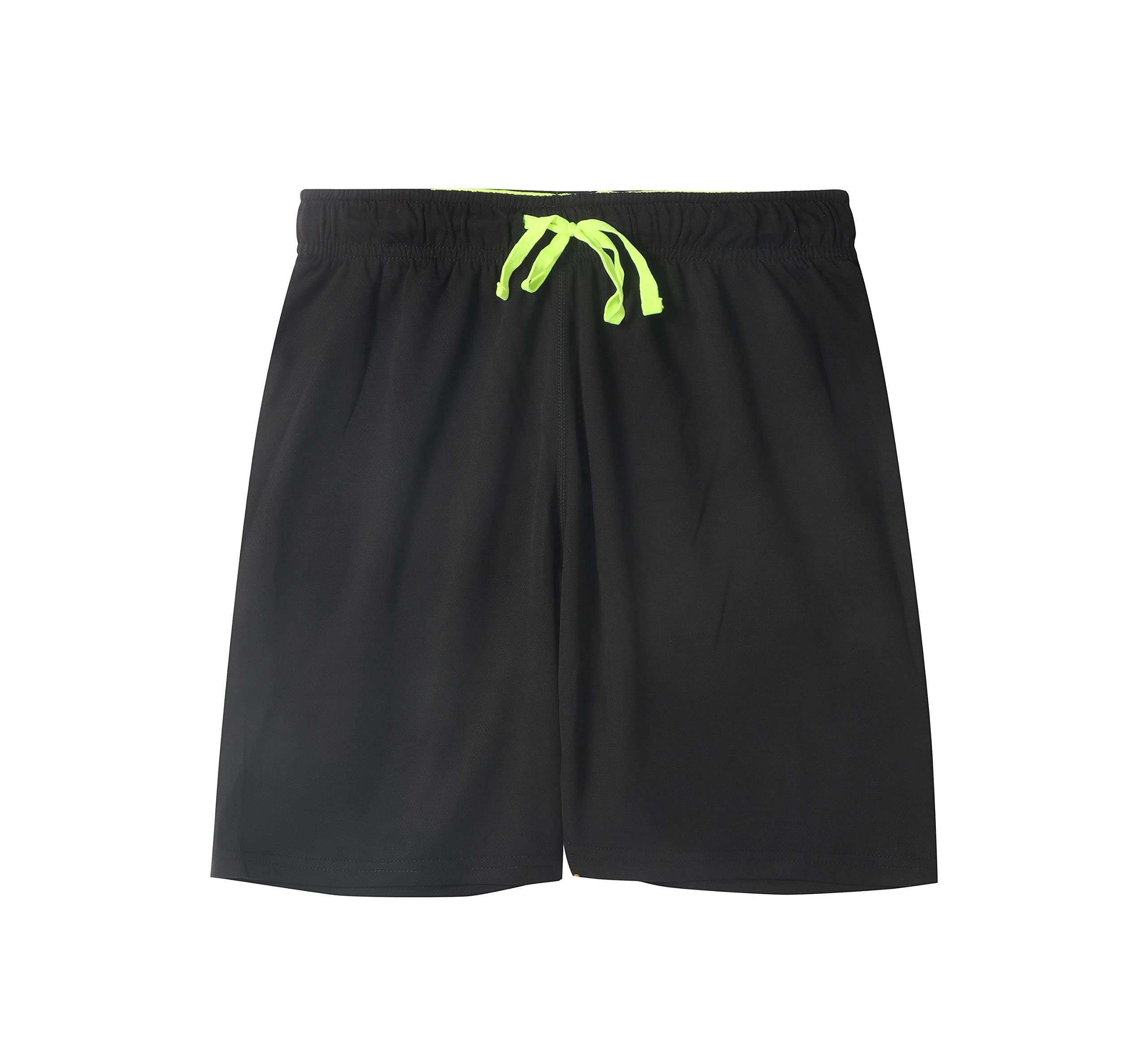 DaniChins Boys Loose Athletic Moisture Wicking Shorts Performance Mesh Shorts (Navy,Burgundy,7)