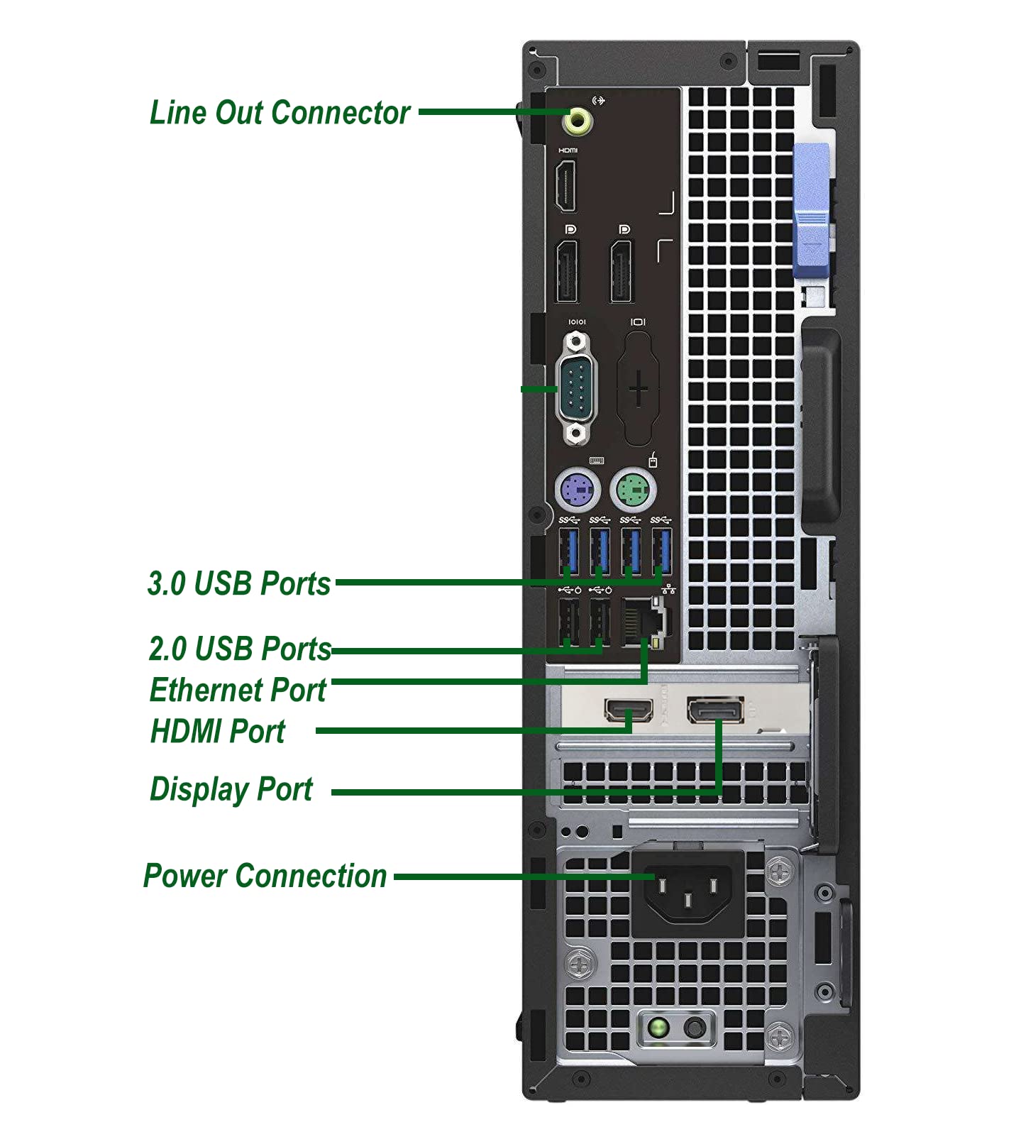 Dell OptiPlex 5040 Small Form Computer Desktop PC, Intel Core i5-6500 3.20GHz Processor, | 16GB Ram, 256GB SSD | HDMI, AMD Radeon RX-550 4GB Graphics, Wireless WiFi, Windows 10 (Renewed)