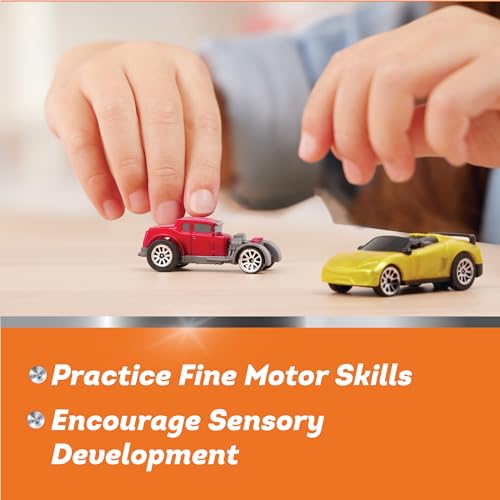 Driven by Battat β Turbocharge Pullback Vehicles β Toy Set with 4 Cars β Race Car Toys and Playsets for Kids Aged 3 and Up