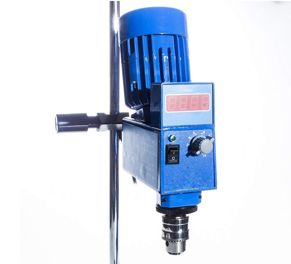 Lab Digital Overhead Stirrer Lab Mixer Heavy Duty Overhead Laboratory Mixer Industrial Liquid Mixer 0-10000mpas 20Liter