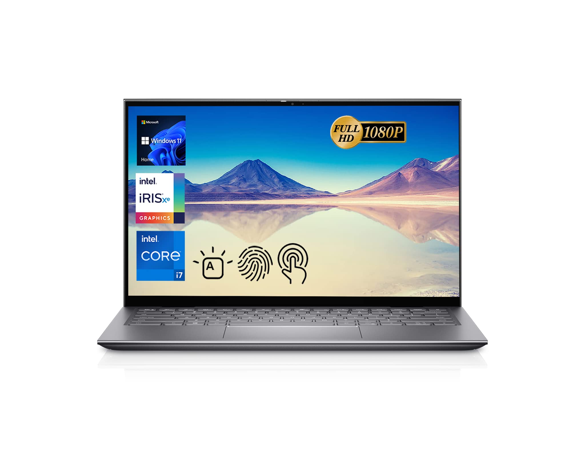 Dell 2022 Newest Inspiron 5410 2-in-1 Laptop, 14" FHD Touchscreen, Intel Core i7-1195G7 Processor, 64GB RAM, 2TB PCIe SSD, Backlit KB, Fingerprint Reader, Webcam, Wi-Fi 6, HDMI, Win11 Home, Silver