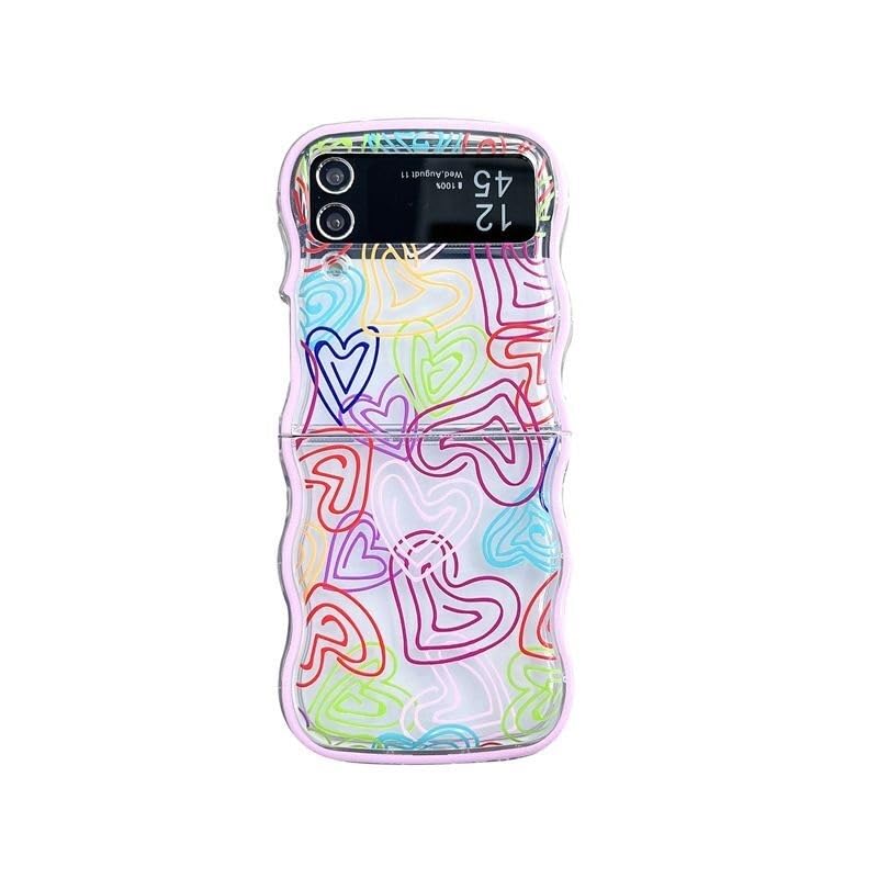 Phone case for Galaxy Z Flip 5 Z Flip5 Flip4 Zflip3 Zflip5 (Size : A, Color : for ZFlip4)