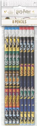 Magical Harry Potter Design Pencils (8 Pieces) - Stunning & Unique, Perfect for School, Parties, and Wizarding Fan Gifts