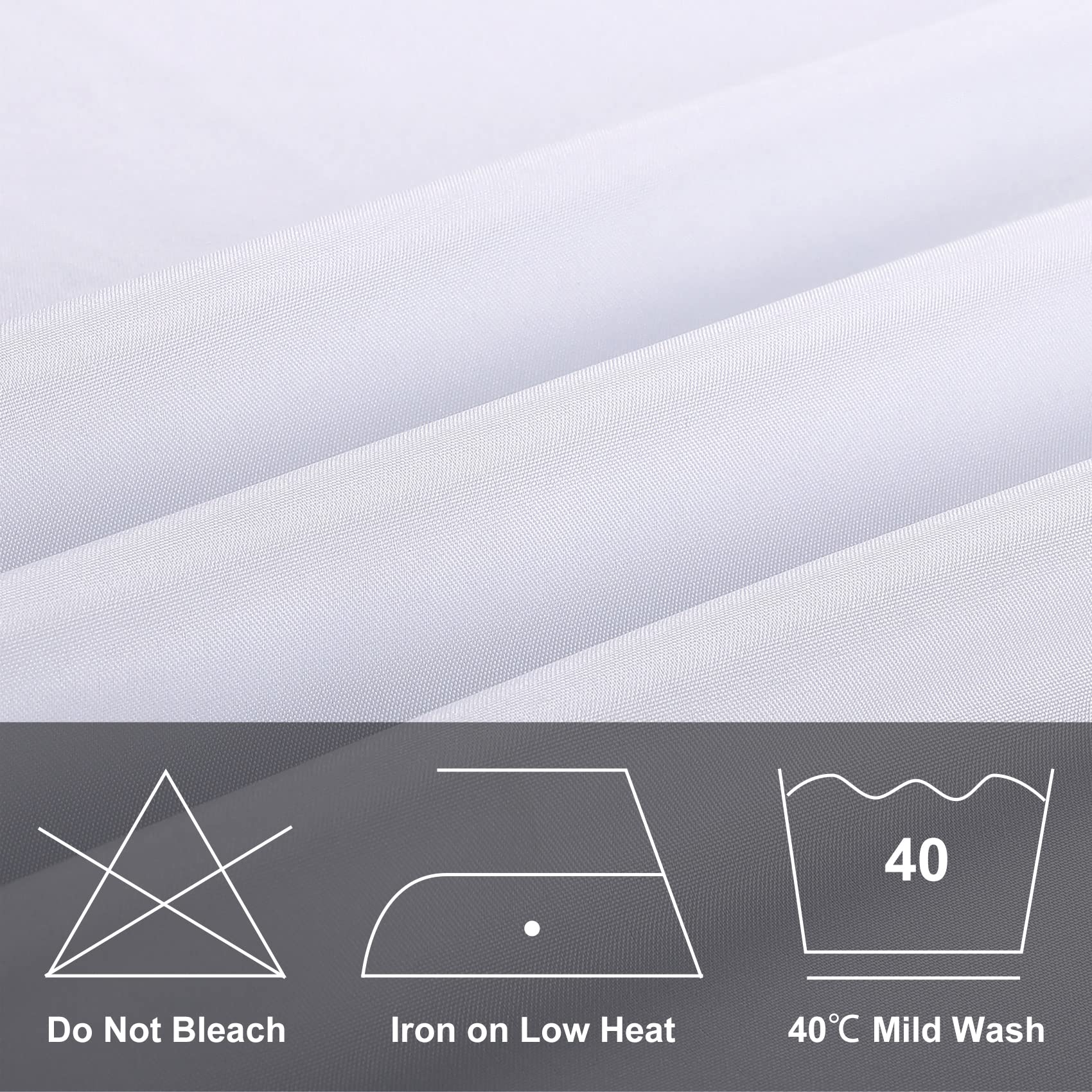 luccido 6 Pack Round Tablecloth 70 Inches White Table Cloth Stain and Wrinkle Resistant Washable Polyester Fabric Table Cover for Party, Wedding and Banquet Decoration