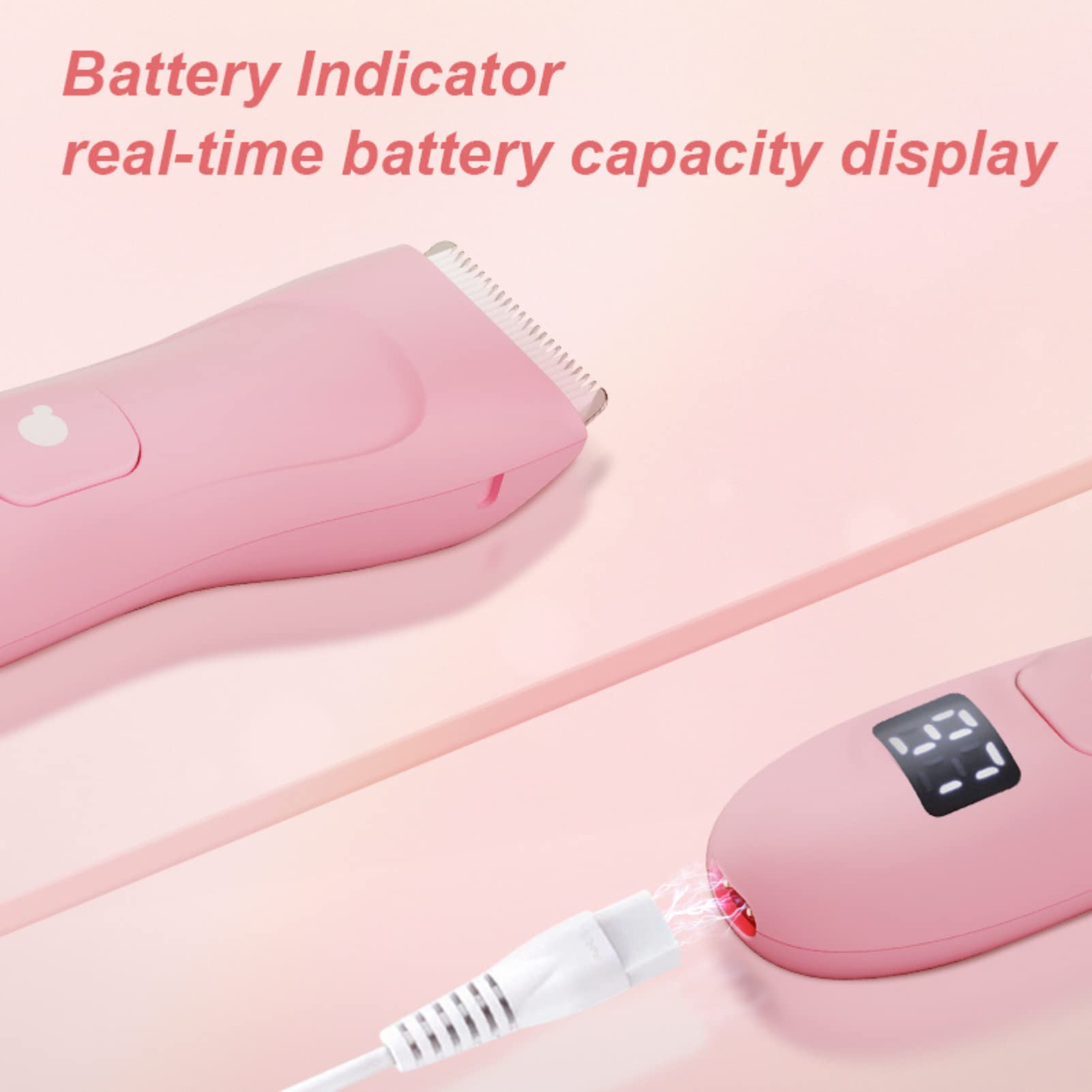 Get Smooth and Sexy Skin with Founouly Bikini Trimmer - Waterproof, USB Rechargeable, and Safe for Sensitive Skin