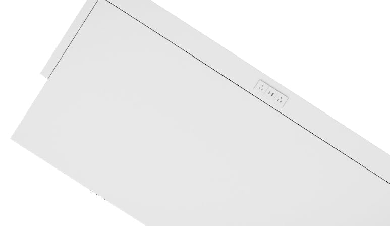 Orion Console Bed with Desk | Murphy Cabinet Bed Queen with Mattress Perfect for Home Office Guest Bed | Multipurpose Space-Saving Furniture (White)