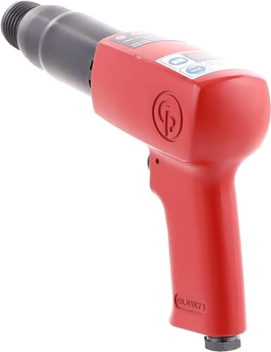 Chicago Pneumatic CP7150 - Air Hammer, Welding Equipment Tool, Construction, Heavy Duty, 0.401 Inch (10.2mm), Round Shank, Stroke 3.5 in / 89 mm, Bore Diameter 0.75 in / 19 mm - 2300 Blow Per Minute