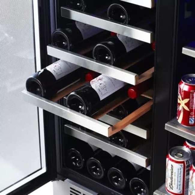 EdgeStar CWB2886FD 30-Inch Built-In Wine and Beverage Cooler with French Doors