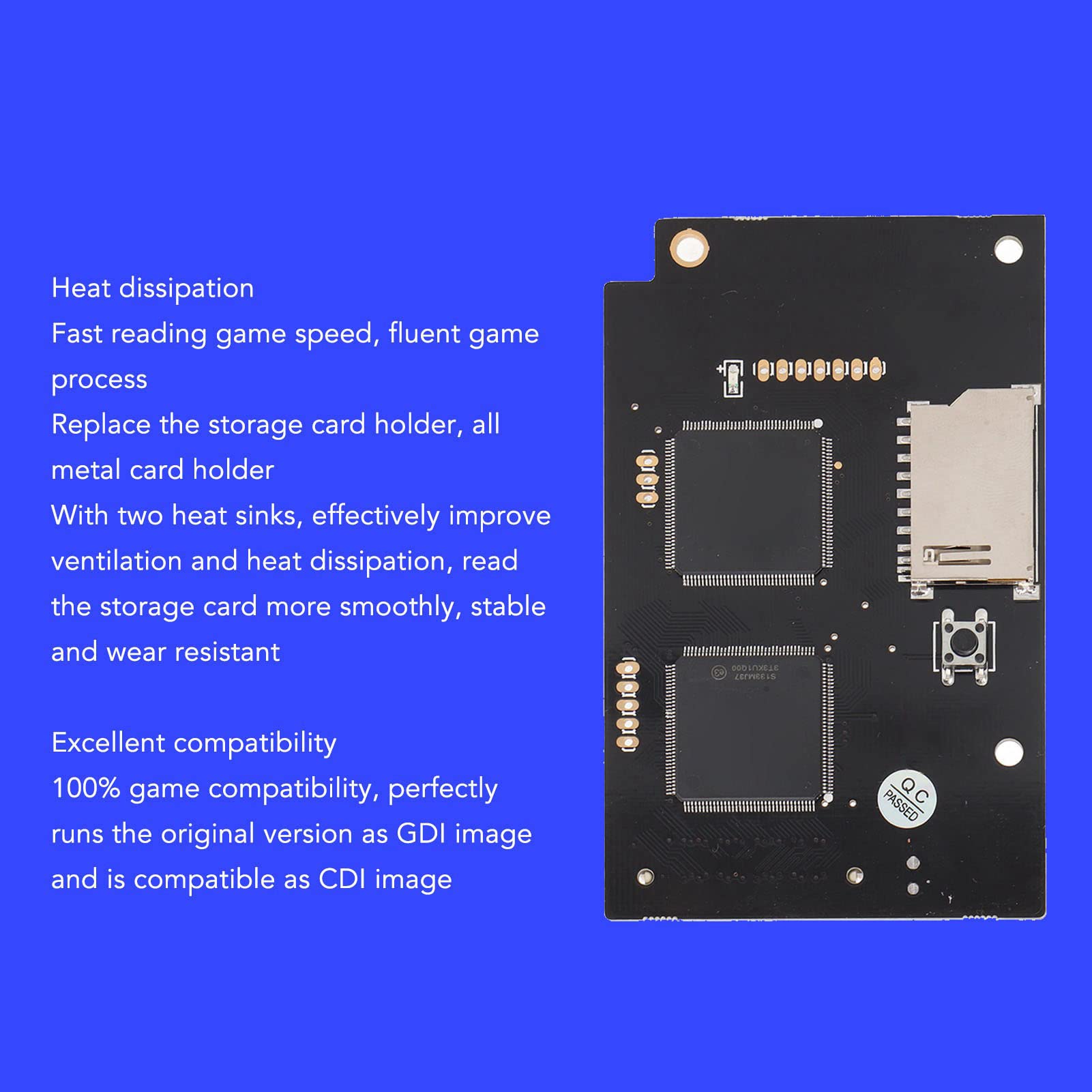 for GDEMU Game Optical Drive Simulation Board, Dreamcast VA1 Game Console, GDEMU V5.5 GDEMU V5.15 GDEMU5.15B
