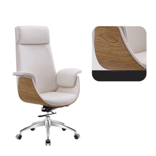 LNYHLXS Office Chair Leather Boss Chair Conference Chair Computer Chair