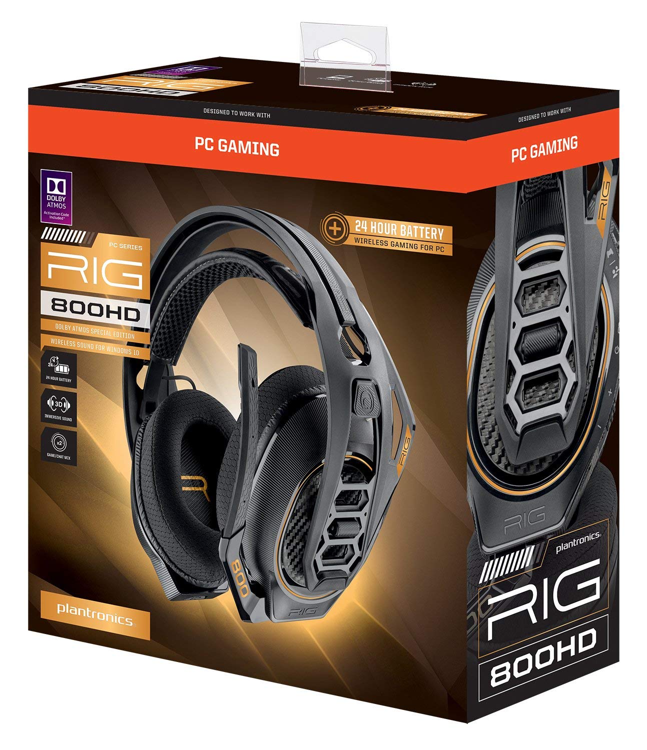 RIG 800HD Wireless Gaming Headset for Windows (Renewed)